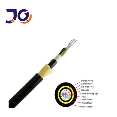 China Fibra Optica 24 48 96 Hilos ADSS Span200m 48 96 144 Core Single/Double Jacket ADSS ASU Fiber Optic Cable for sale