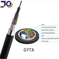 China GYTA 2-144 Core Armoured Fiber Optic Cable for Aerial Duct Installation for sale