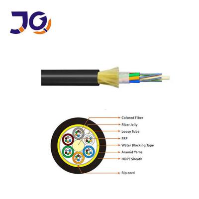 China ADSS Fiber Optic Cable 96 Core PE Sheath 600m Span for sale