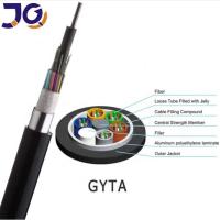 China GYTA Armored Optical Fiber Cable 2-144 Core Stranded Loose Tube for Aerial/Duct for sale