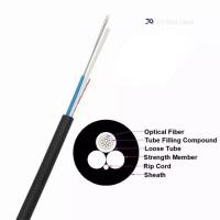 China ASU Fiber Optic Cable Unitube Single Mode Self Supporting Outdoor Aerial Optical Cable for Long Span Communication for sale