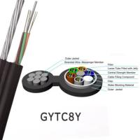 China GYTC8S Figure 8 Fiber Optic Cable 48/96 Core Outdoor Singlemode G652D for sale