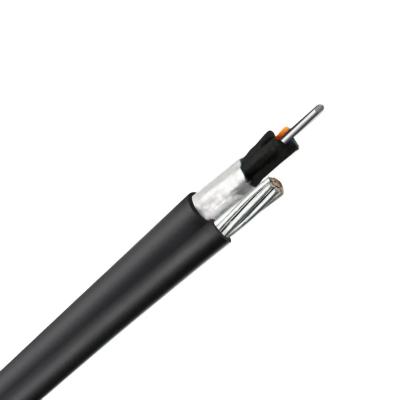 China GYTC8S Figure 8 Fiber Optic Cable 24 Core Self Supporting Aerial Communication Cable for sale