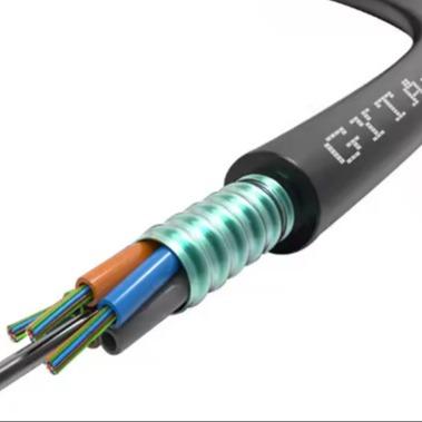 China Outdoor GYTA Single Mode G652D Fiber Optic Cable 12 24 Core for Duct and Aerial Installation for sale