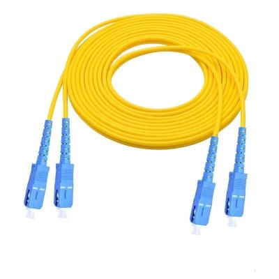 China SC APC SC UPC Fiber Optic Patch Cord 1m 2m 3m Single Mode for Network Connection for sale