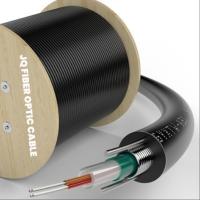 China GYXTW Aerial Armored Fiber Optic Cable 2 24 Core Single Mode G652D 1km Spool Steel Wire Reinforced for sale