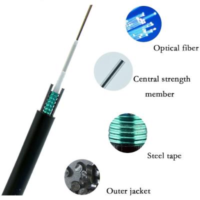China GYXTW Outdoor Aerial Fiber Optic Cable Duct Overhead 2 24 Core High Quality for sale