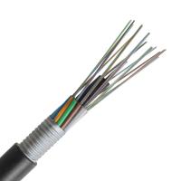 China GYTS 2–288 Core Armored Underground Fiber Optic Cable for Direct Burial for sale