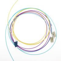 China Fiber Optic Pigtail 12 Core SC UPC 0.9mm Multimode FTTH FTTB Network Data Center for sale