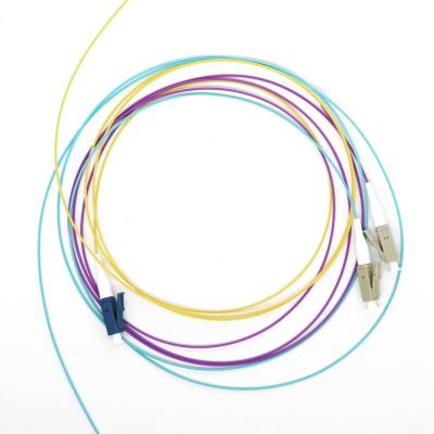 China Fiber Optic Pigtail 12 Core SC UPC 0.9mm Multimode FTTH FTTB Network Data Center for sale
