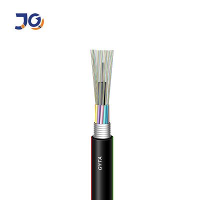 China G657A1 GYTA 6 Core Single Mode Armoured Fiber Optic Cable for sale