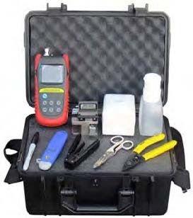 China OEM Black Fast Convenient Stripping Fiber Optic Tool Kits for sale