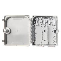 China Outdoor FTTB  235*215*70mm 12 Core Fiber Optic Distribution Box for sale