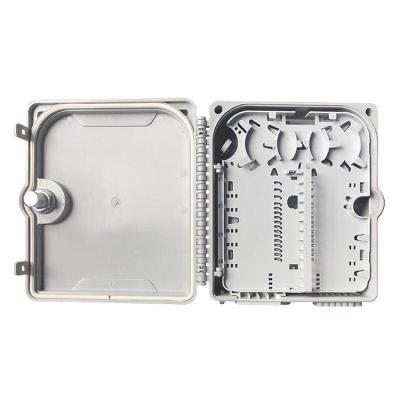 China Outdoor FTTB  235*215*70mm 12 Core Fiber Optic Distribution Box for sale