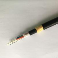 China FCC Non Metallic Single Jacket ADSS 12 Hilos ADSS Fiber Optic Cable for sale
