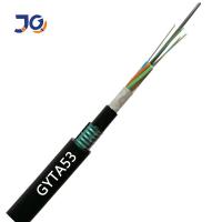 China Dia9.6mm GYTA53  Multicore Underground Fiber Optic Cable for sale