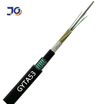 China Dia9.6mm GYTA53  Multicore Underground Fiber Optic Cable for sale