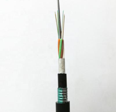 China GYTA53 Outdoor Armored Fiber Optic Cable 48/96 Core Single Mode for sale