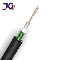 China Central Tube 4 6 8 12 24 Core OD 6mm GYXTW Fiber Optic Cable for sale