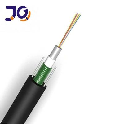 China Central Tube 4 6 8 12 24 Core OD 6mm GYXTW Fiber Optic Cable for sale