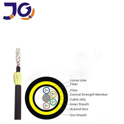 China Good Quality Factory Price 24Core 48Core SM G652D Single-Sheath All-Dielectric ADSS Aerial Fiber Optic Cable for sale