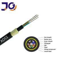 China ADSS All Dielectric Single Mode Fiber Optic Cable For Outdoor Aerial for sale