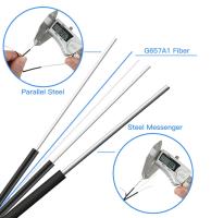 China Black Gjyxfch Drop Wire Cable 2F G657A1 Fiber FRP Strength for sale