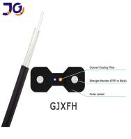 China G657A1 A2 1 Core Indoor FTTH Fiber Optic Drop Cable GJXH GJXFH for sale