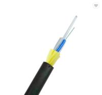 China G652D AT PE Sheath 150m 200m Span Fiber Optic Cable ADSS-24 for sale