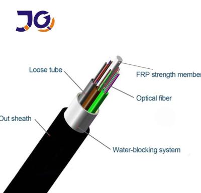 China Multi Mode Gyfty Gyty 144 Core Outdoor Fiber Optic Cable for sale