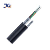 China Overhead Self Supporting 48 Core Outdoor Fiber Optic Cable GYTC8S for sale
