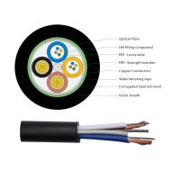 China Single Mode Anti Rodent 2 Core Hybrid Fiber Optic Cable for sale