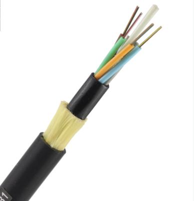 China Loose Tube ADSS Fiber Cable Dual Jacket  Transmission Span 490M 950M for sale