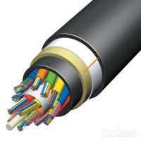 China Single Mode All Dielectric Self Supporting Span 100m 24 Core ADSS Fiber Cable for sale