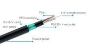 China Stranded Loose Tube 2km GYTY53 Direct Burial Armored Cable for sale