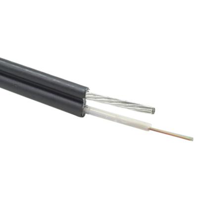 China 48 Core Stranded Steel Wire Figure 8 Fiber Cable PE Jacket for sale