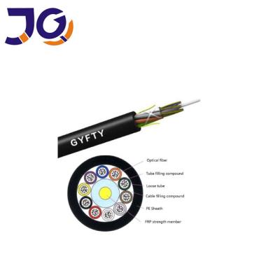 China GYFTY 24 Core G652D Aerial Fiber Optic Cable For Networking for sale