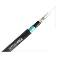 China Direct Buried 24 Core Steel Wire Underground Fiber Optic Cable Double Armoured Gyfty53 for sale