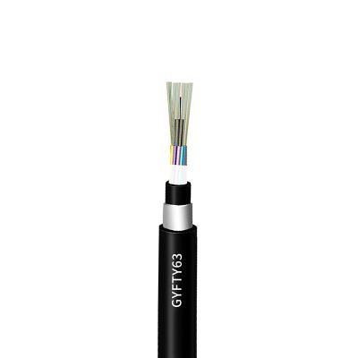 China Single Model G652D 96 Core Double Jacket Underground Fiber Optic Cable for sale