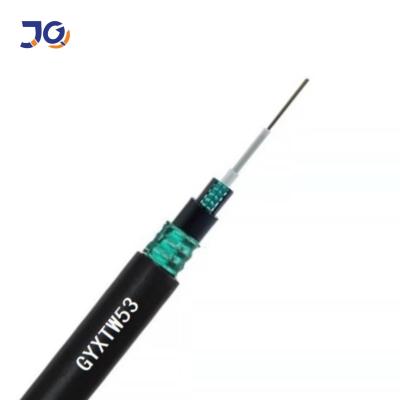 China Steel Tape Double Armored Fiber Optic Cable G657A Type For Duct for sale