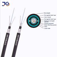 China GYXTW53 Aerial Overhead Single Mode Ftth Fiber Optical Cable Outdoor for sale