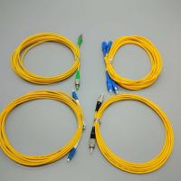 China Singlemode 3m Simplex Fiber Optic Patch Cord multiple color for sale
