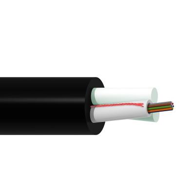 China 12 Core Self Supporting FRP Strengthen ASU Cable De Fibra Optica 120M Span for sale