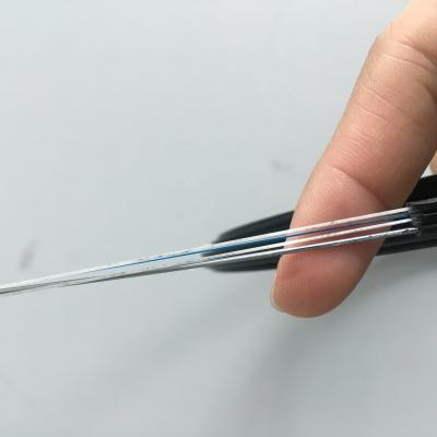 China 4 Core Single Mode G657 FTTH Fiber Optic Drop Cable for sale