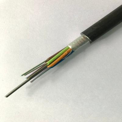 China 48 Core GYTA G652 Strength Member Outdoor Fiber Optic Cable for sale