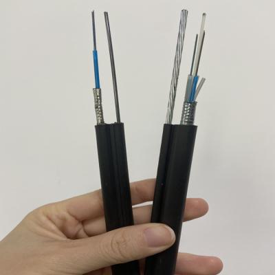 China GYTC8S Figure 8 Aerial Fiber Optic Cable PE Jacket for sale