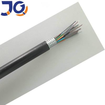 China G657A GYTS Steel Tape Layer Armored Outdoor Fiber Optic Cable  24 Core for sale