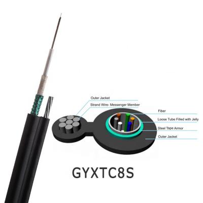 China Electrical GYTC8S 96 Core Figure 8 Fiber Optic Cable for sale