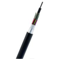 China Direct Buried Single Mode Gyta53 4 24 48 96 144 Core Double Sheath Outdoor Fiber Optic Cable for sale