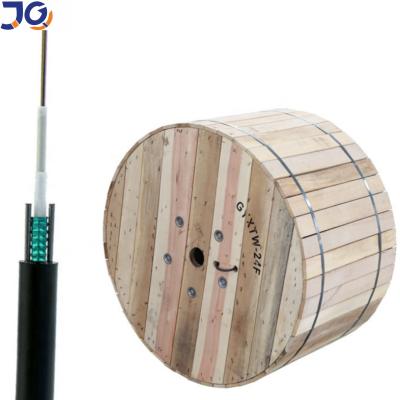 China GYXTW Steel Tape Armored  Loose Tube Cable 24 Core Single Mode for sale